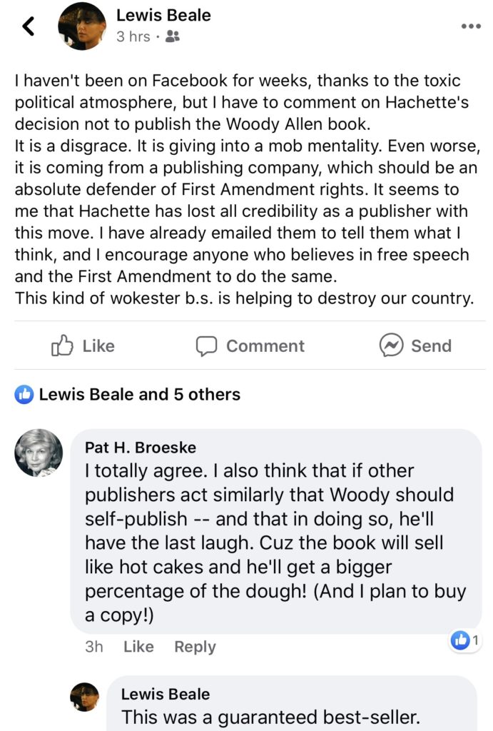 Victory For Obstinate Wokester Bullies – Hollywood Elsewhere