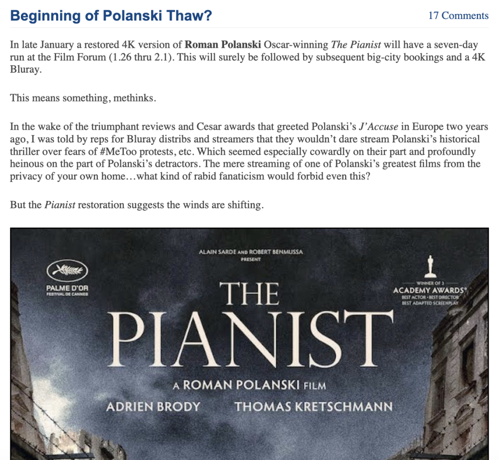 Hollywood Elsewhere – Page 3 – Movie news and opinions by Jeffrey Wells