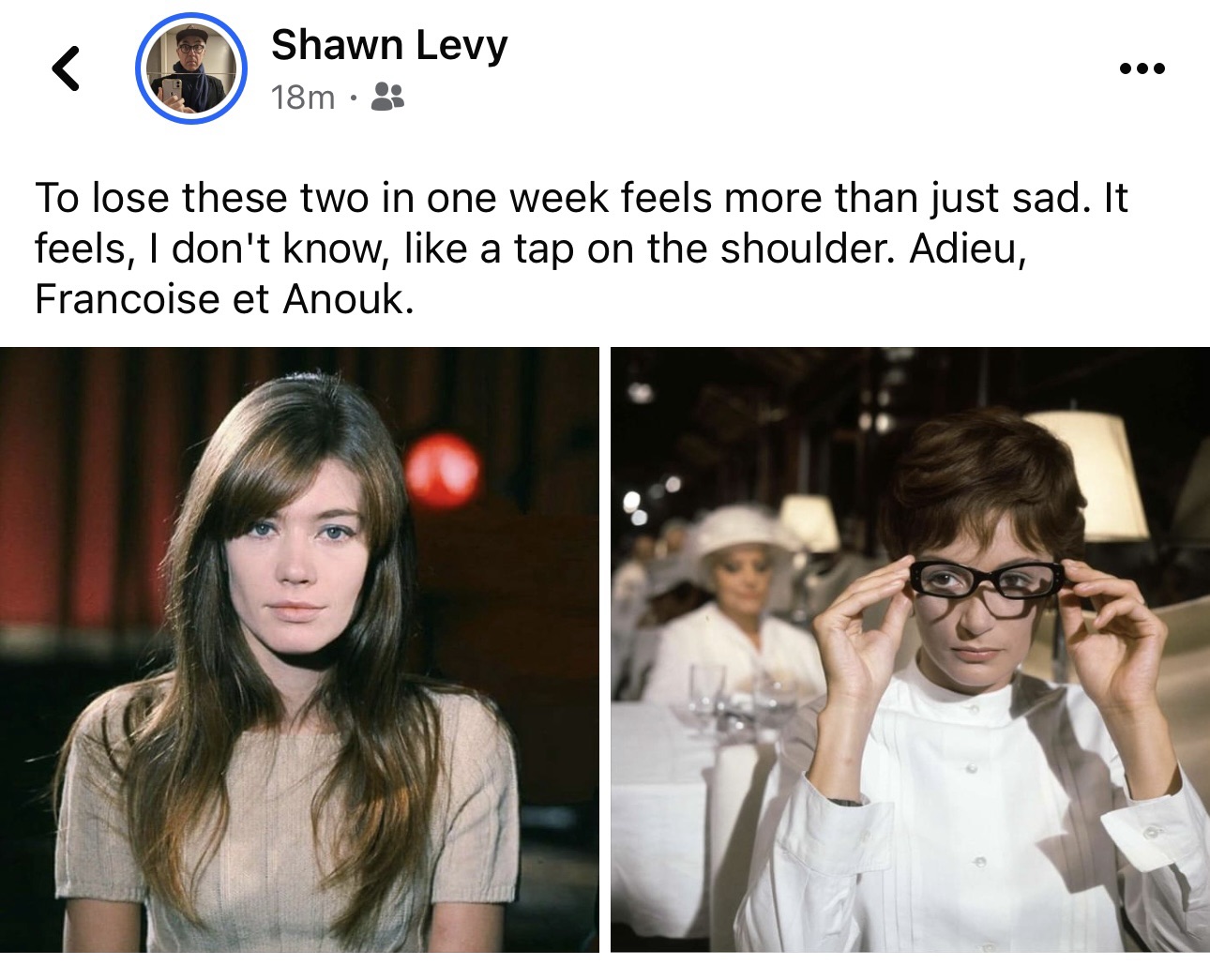 Anouk Aimee, Francoise Hardy – Hollywood Elsewhere