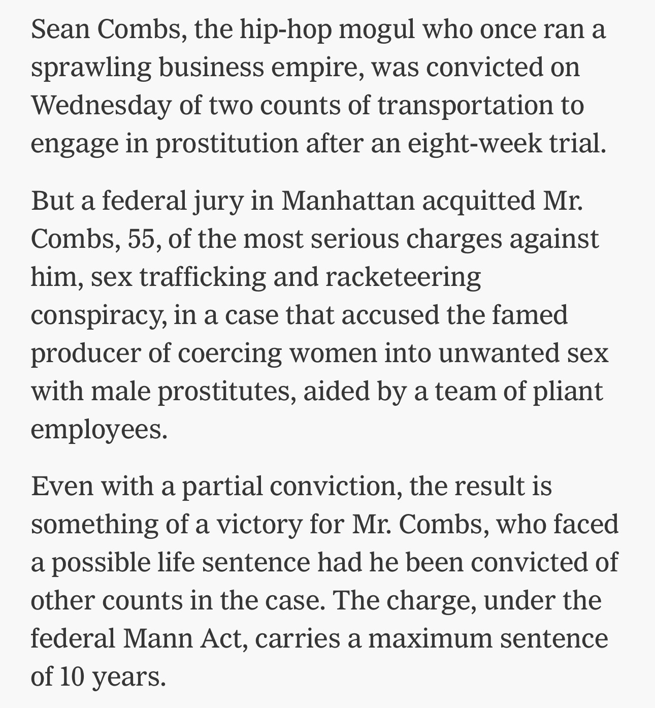 A Slap on the Wrist for Papa Diddy Pop (aka Sean Combs) – Hollywood ...